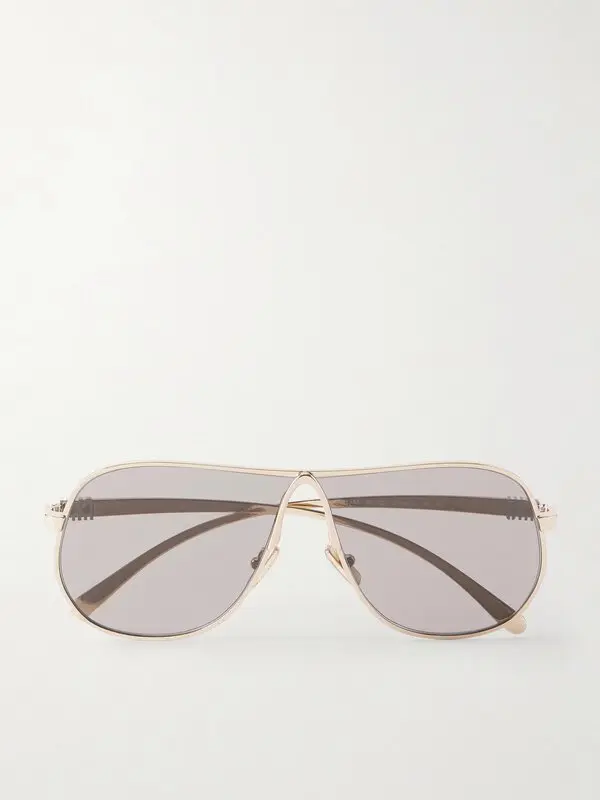 Miu Miu Aviator-style Sunglasses - Gold