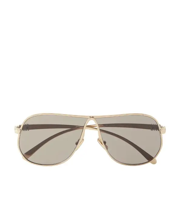 Miu Miu Aviator-style Sunglasses - Gold