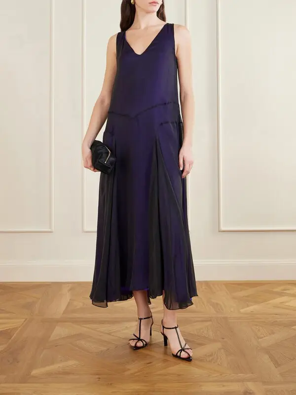 asymmetrical pleated dress purple Dreamylily Women Purple Asymmetrical Pleated Halter Neck Midi Dress