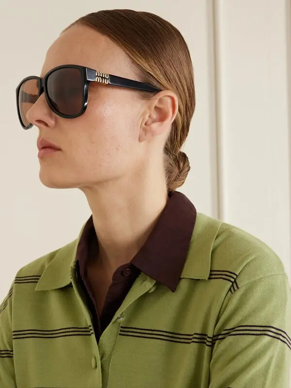 Miu Miu D-frame Acetate Sunglasses