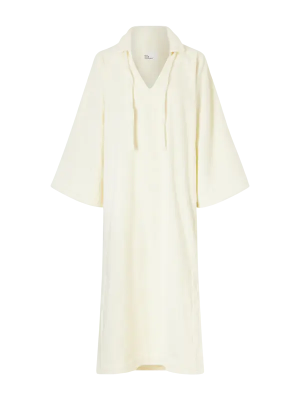 Lisa Marie Fernandez Cotton-terry Kaftan - Neutrals