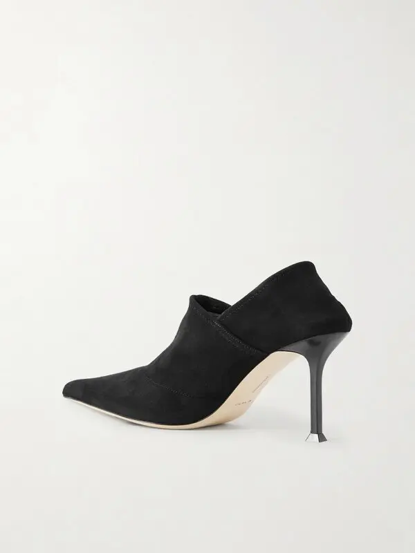 CHRISTEN Helix Suede Pumps