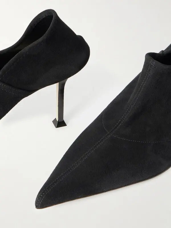 CHRISTEN Helix Suede Pumps