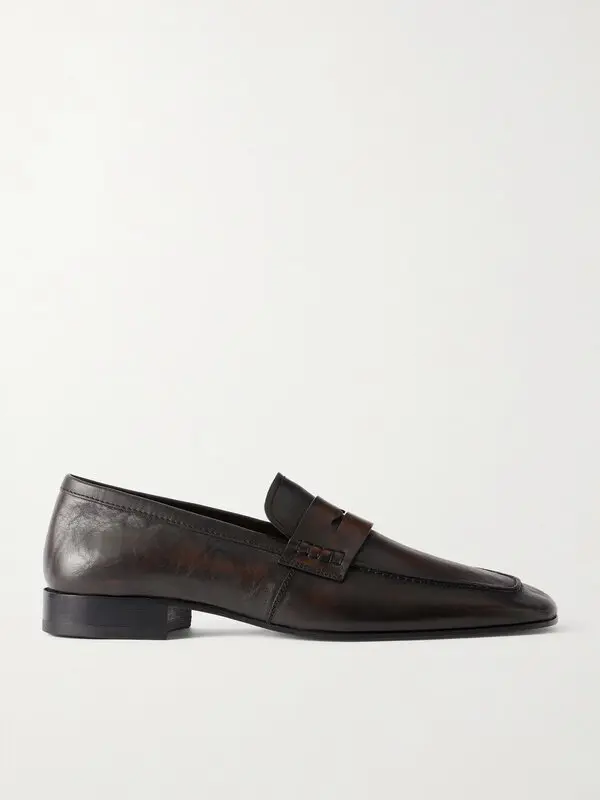 Dries Van Noten Leather Loafers