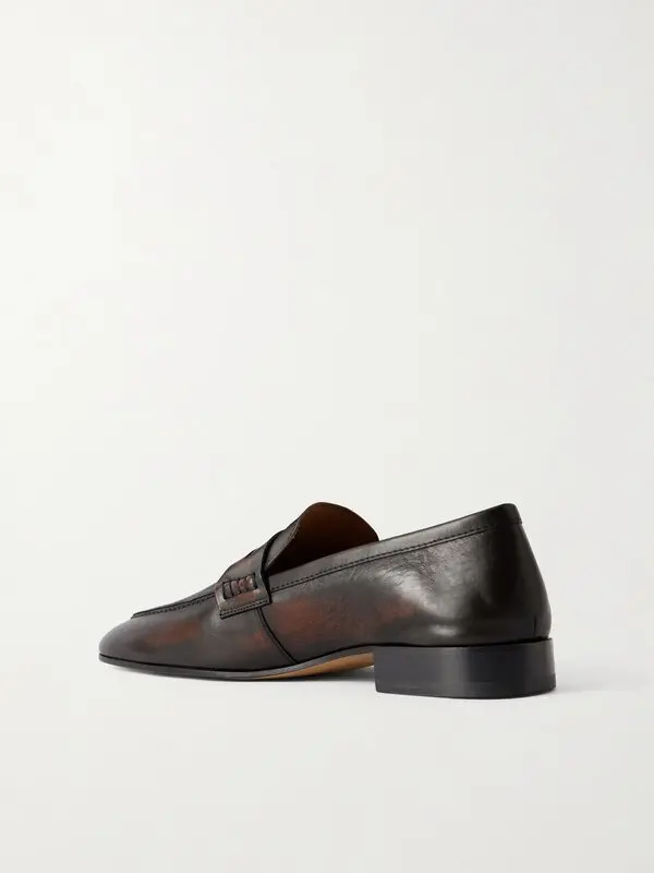 Dries Van Noten Leather Loafers
