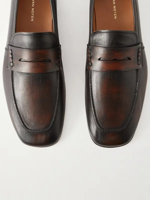 Dries Van Noten Leather Loafers