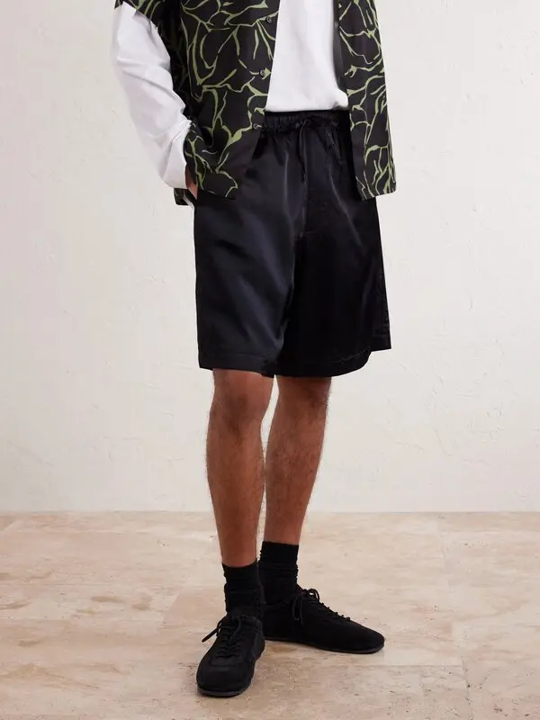 Dries Van Noten Suede Low-top Sneakers - Black