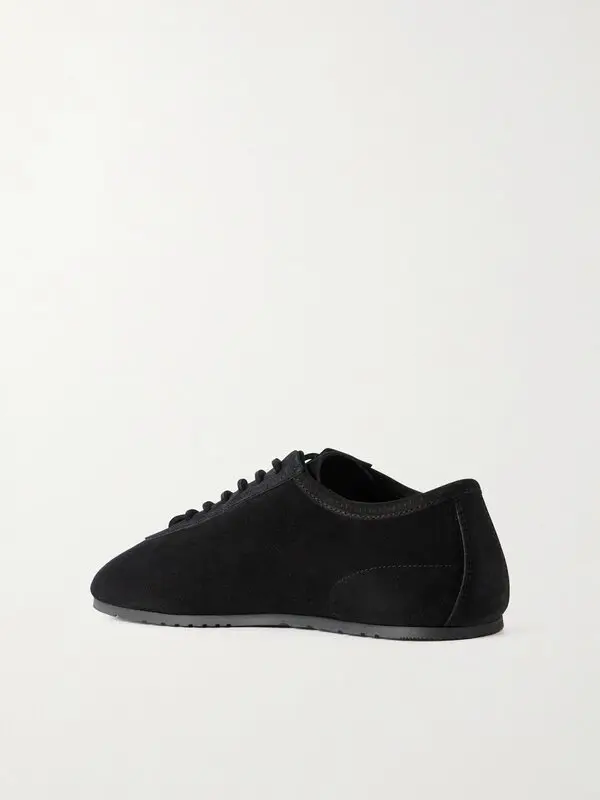 Dries Van Noten Suede Low-top Sneakers - Black