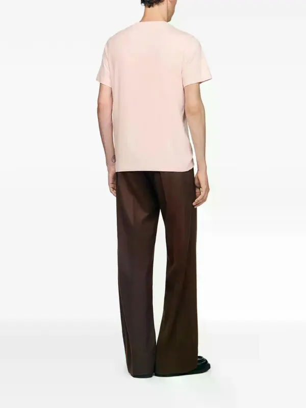 Sandro T-shirt With Heart Patch - Pink