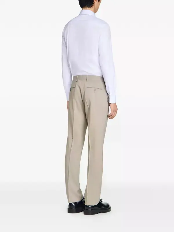 Sandro Virgin Wool Classic Fit Suit Trousers