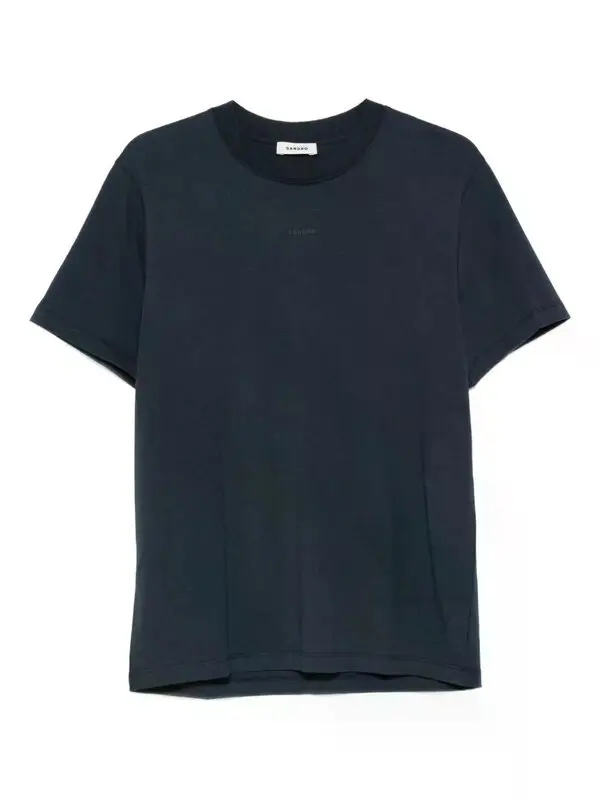 Sandro Cotton T-shirt - Blue