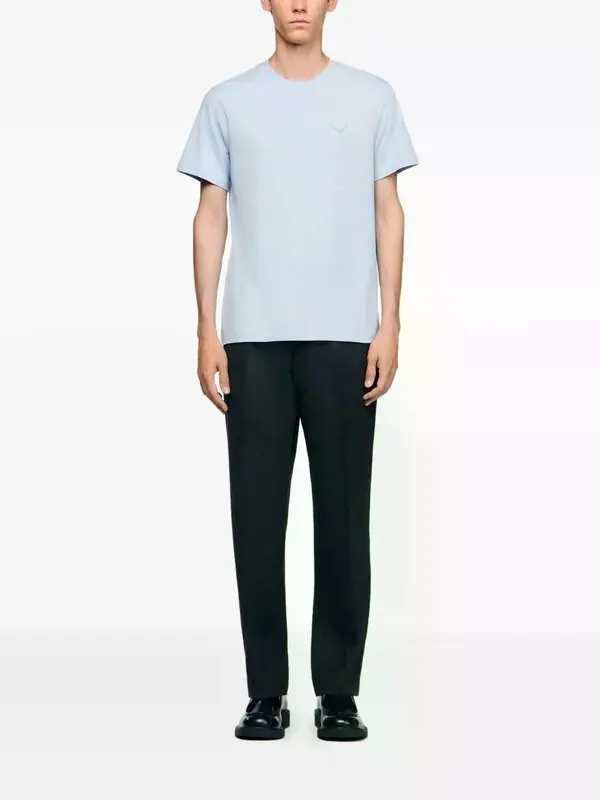 Sandro T-shirt With Heart Patch