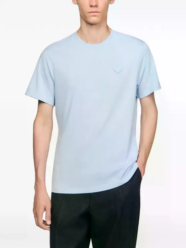 Sandro T-shirt With Heart Patch