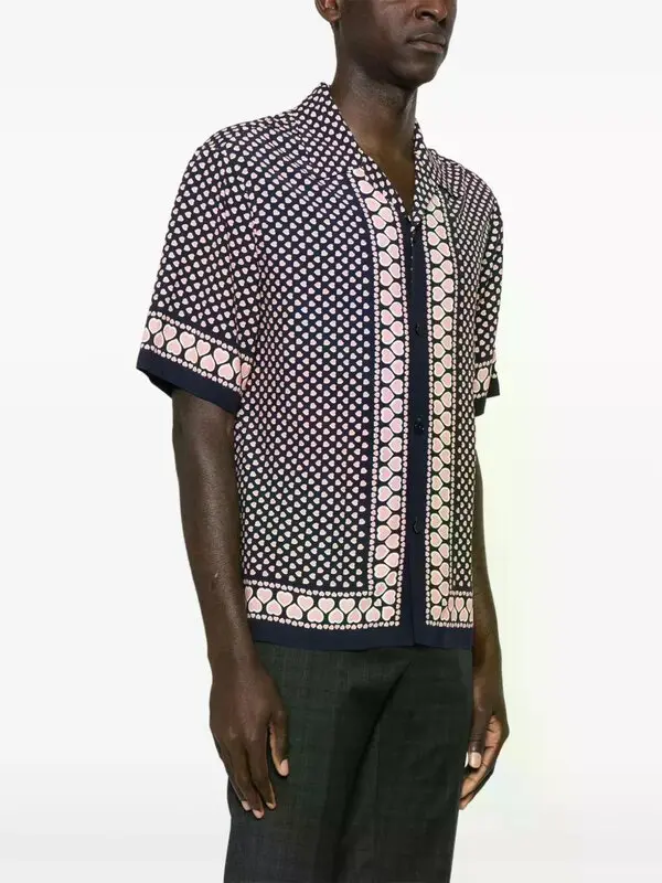 Sandro Heart Motif Flowing Shirt