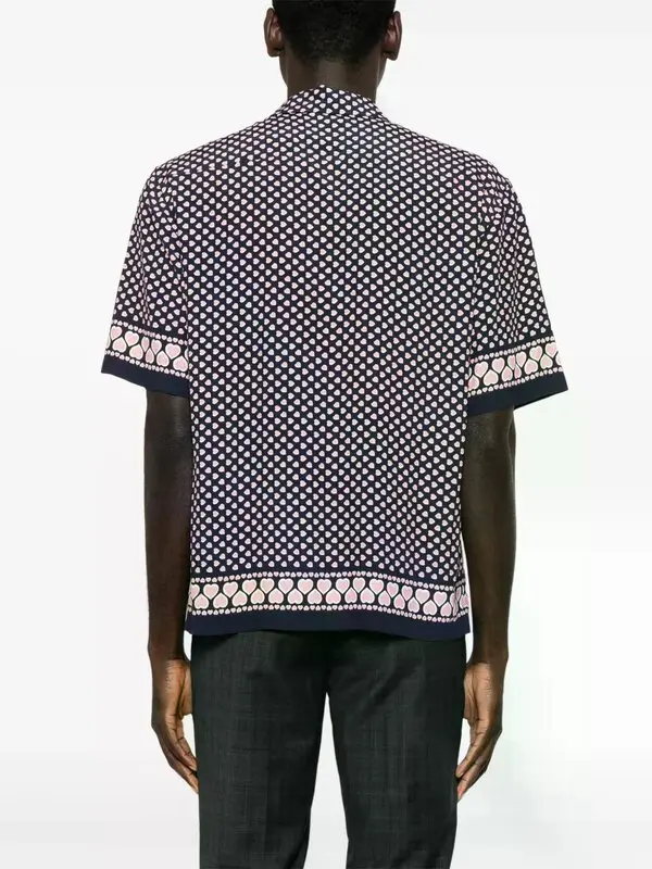 Sandro Heart Motif Flowing Shirt