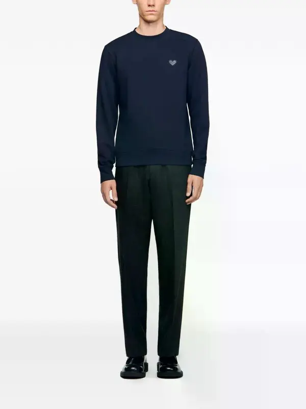Sandro Heart Detail Sweatshirt