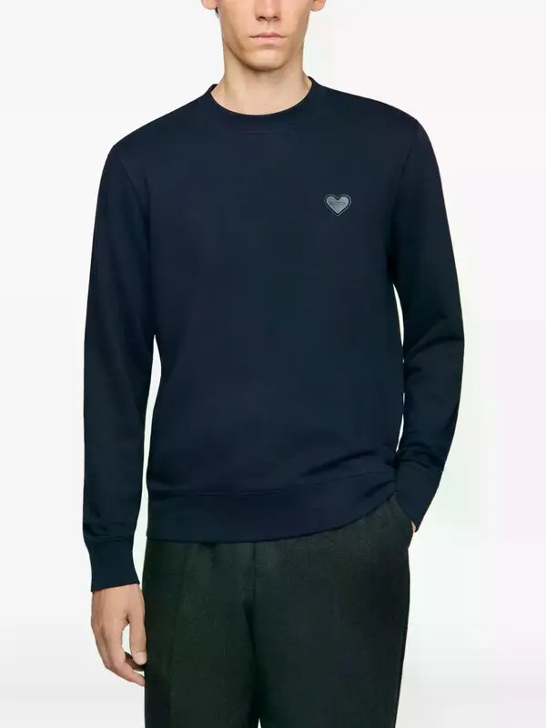 Sandro Heart Detail Sweatshirt