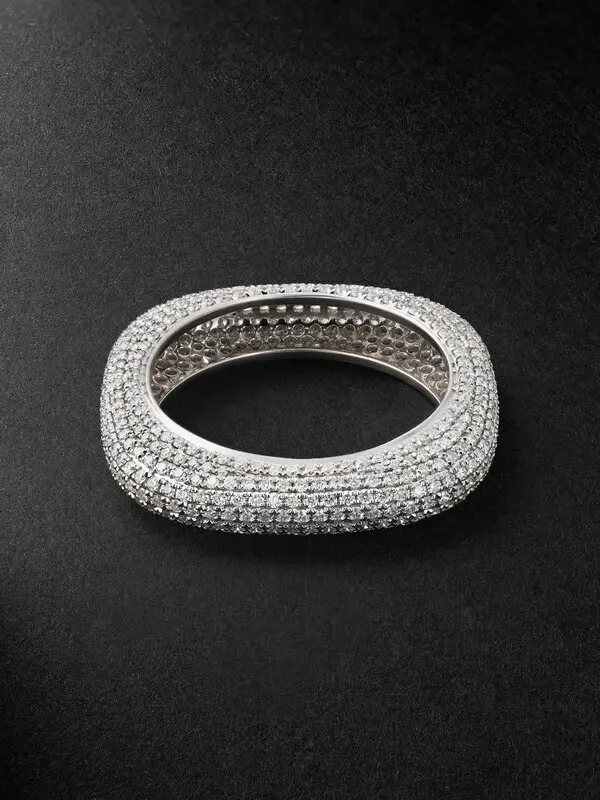 GREG YUNA 18-karat White Gold Diamond Ring