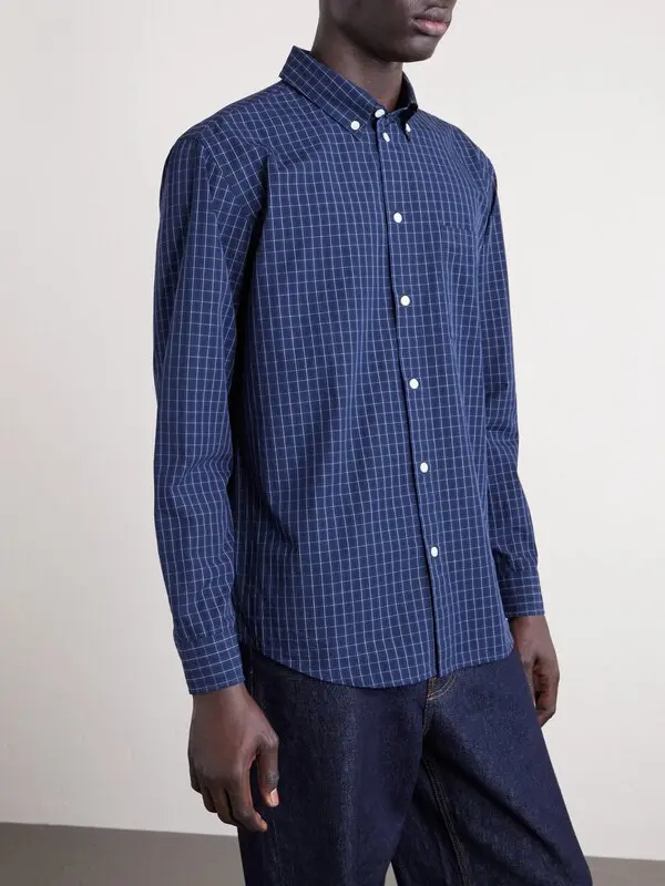 Burberry Checked Cotton Shirt
