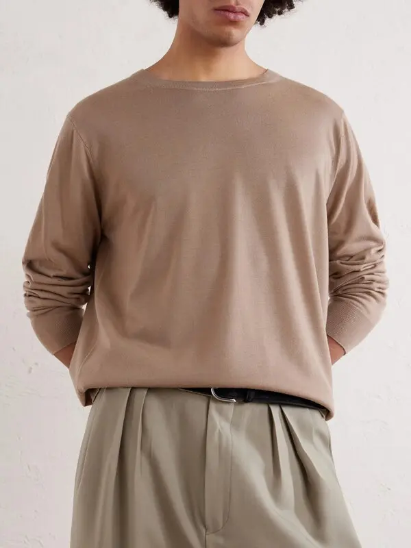 Dries Van Noten Merino Wool Sweater - Brown