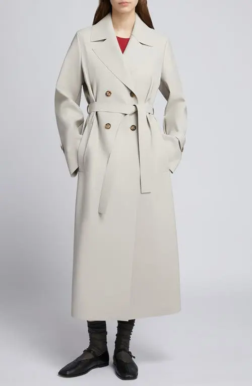 MM BY MAX MARA Faux Leather Trench Coat