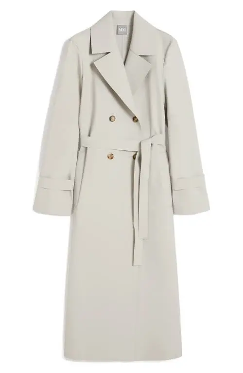 MM BY MAX MARA Faux Leather Trench Coat