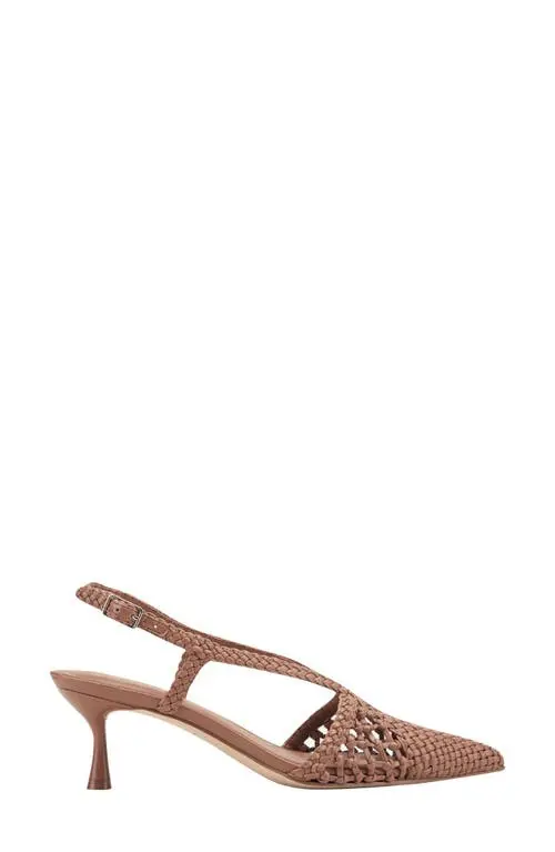 Marc Fisher Pointy-toe Slingback Pumps - Medium Natural