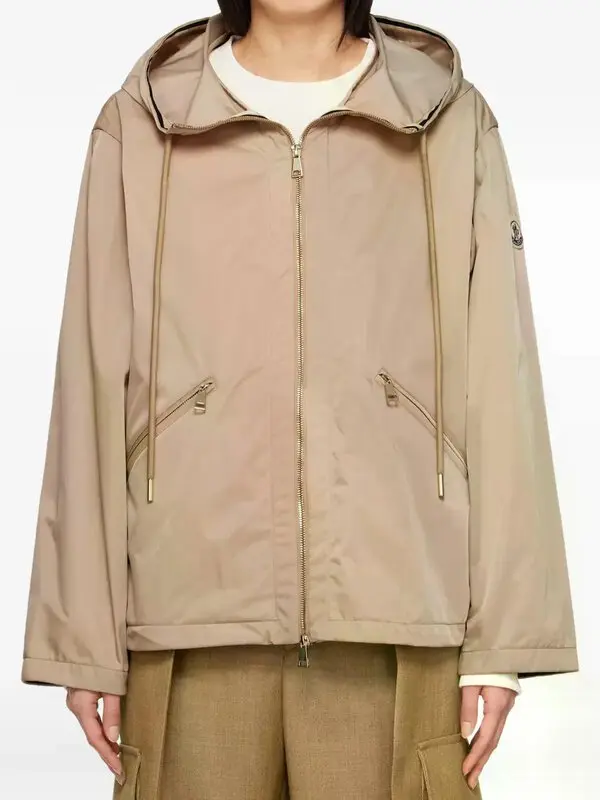 Moncler Cassiopeia Hooded Jacket - Neutrals