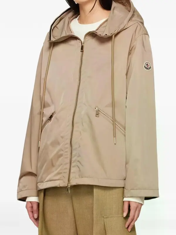 Moncler Cassiopeia Hooded Jacket - Neutrals