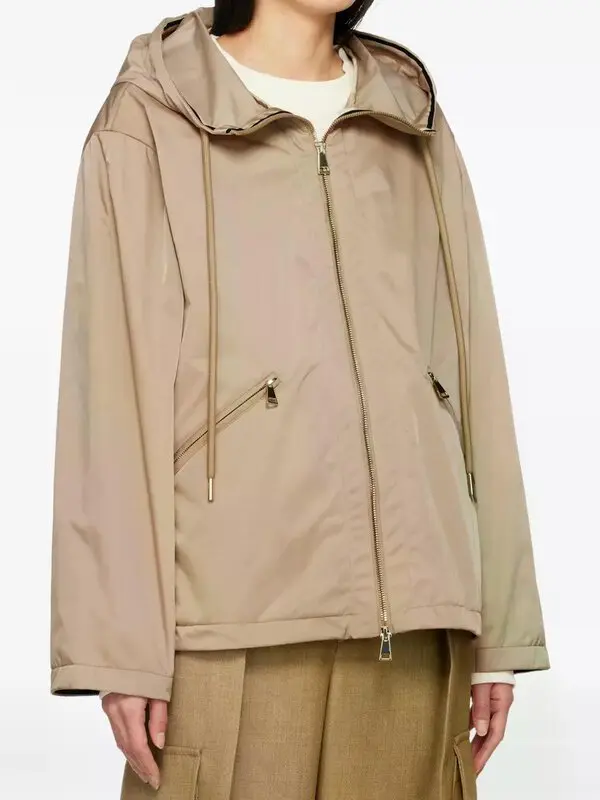Moncler Cassiopeia Hooded Jacket - Neutrals
