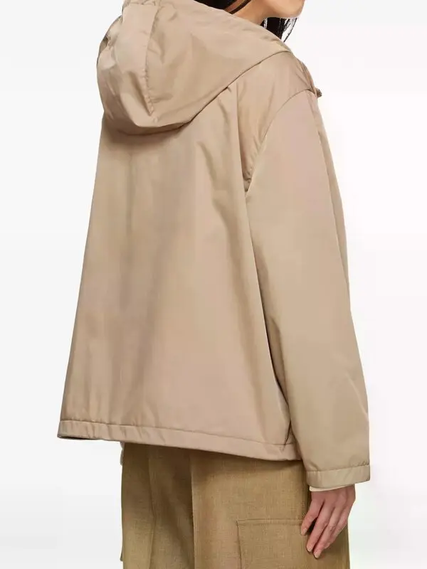 Moncler Cassiopeia Hooded Jacket - Neutrals