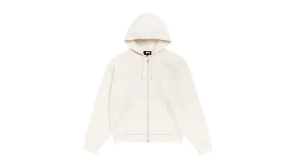 StÜssy Textured Zip Hooded Sweater