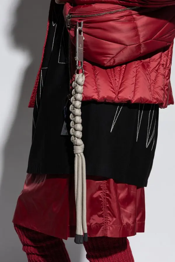 Rick Owens X Moncler Braided Keychain - Cream