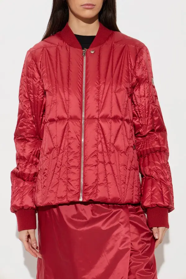 Rick Owens X Moncler Down Jacket - Red