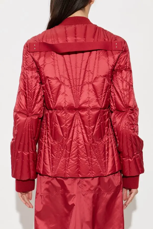 Rick Owens X Moncler Down Jacket - Red