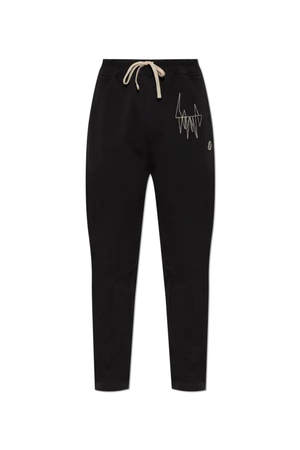 Rick Owens X Moncler Sweatpants - Black