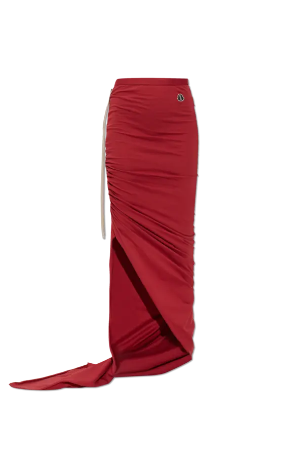 Rick Owens X Moncler Long Skirt - Red