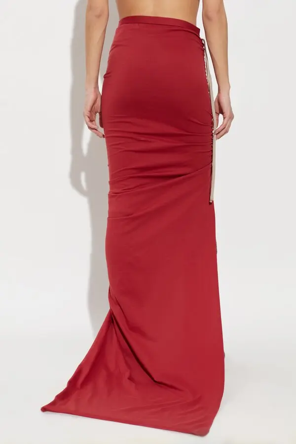 Rick Owens X Moncler Long Skirt - Red