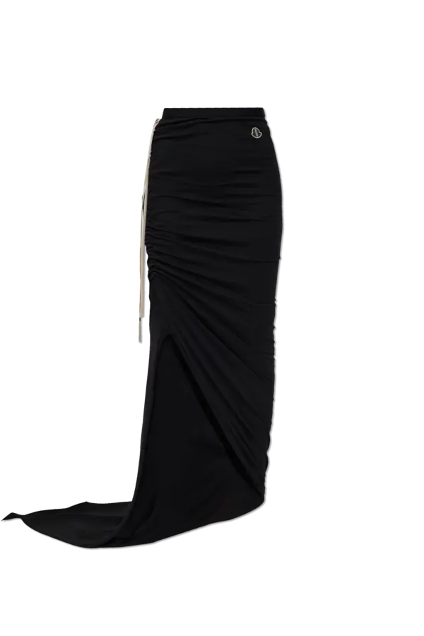 Rick Owens X Moncler Long Skirt - Black