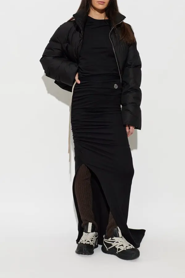 Rick Owens X Moncler Long Skirt - Black