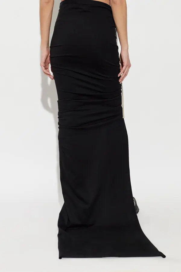 Rick Owens X Moncler Long Skirt - Black