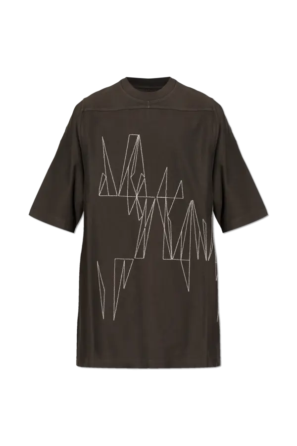 Rick Owens X Moncler T-shirt - Brown