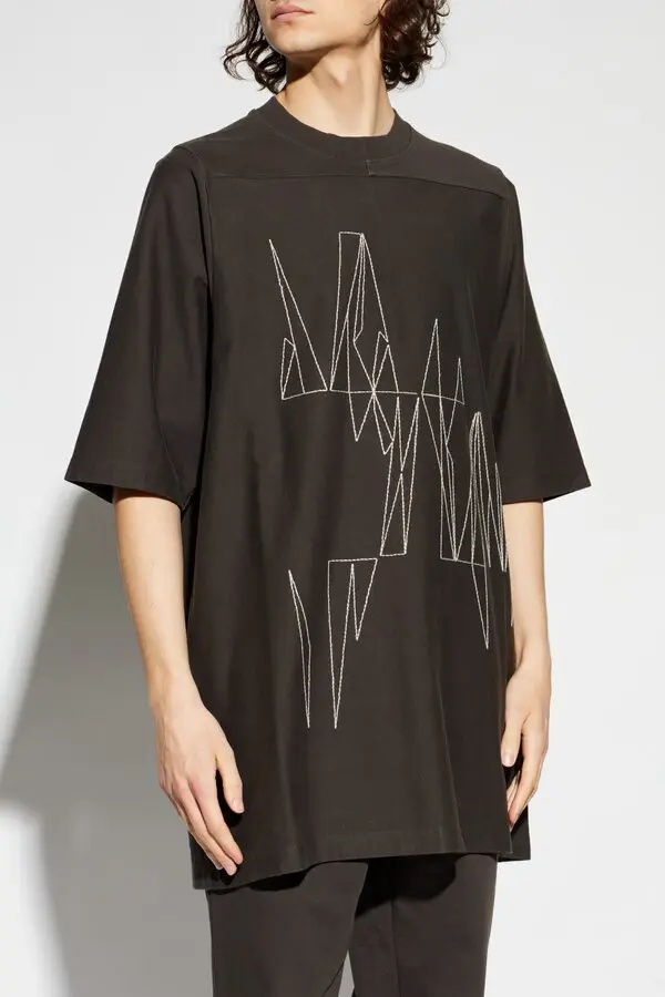 Rick Owens X Moncler T-shirt - Brown