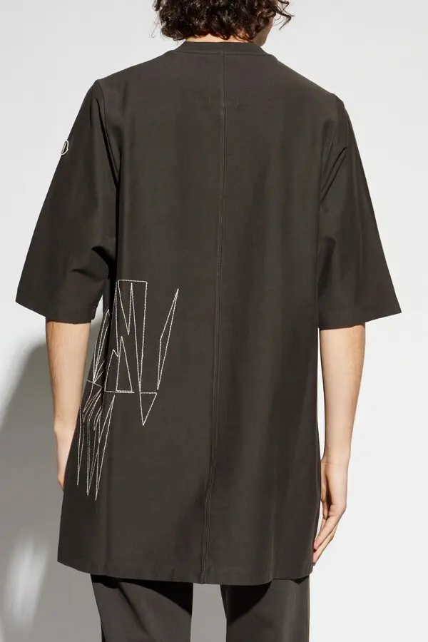 Rick Owens X Moncler T-shirt - Brown