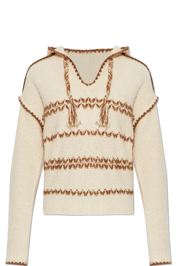 MARANT ETOILE Romera Hooded Sweater - Cream