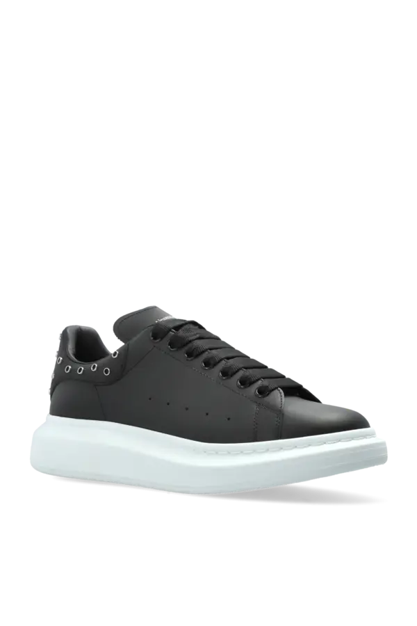 Alexander McQueen Leather Sports Shoes - Black