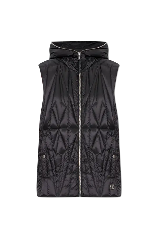 Rick Owens X Moncler Padded Vest - Black