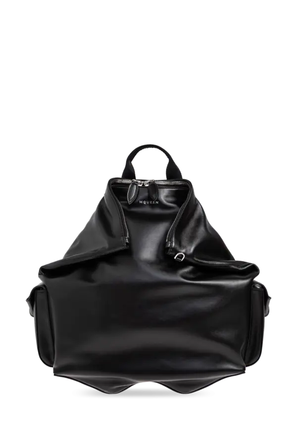 Alexander McQueen Manta Backpack - Black