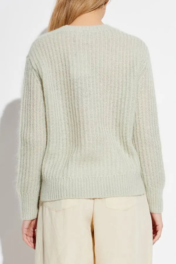 ALLSAINTS Textured Knit Chain Sweater - Green