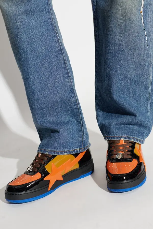 A BATHING APE Logo Sneakers - Multicolour